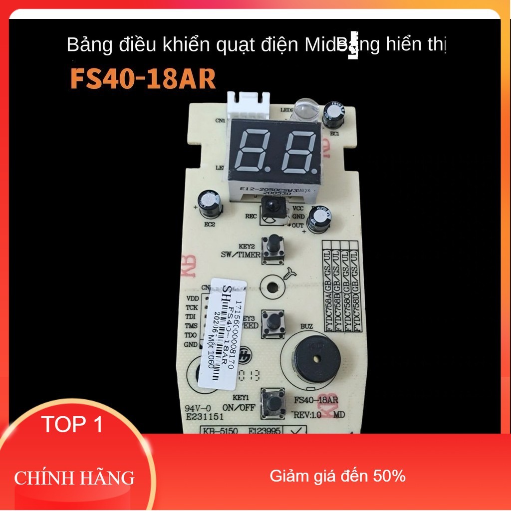 mạch quạt midea FS40-18AR | Shopee Việt Nam