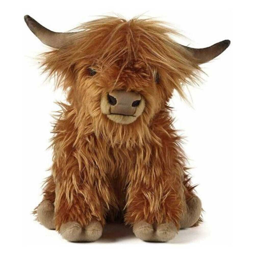 Cuddly Living Nature Highland Cow Soft Toy Kids Stuffed Teddy Plush ...