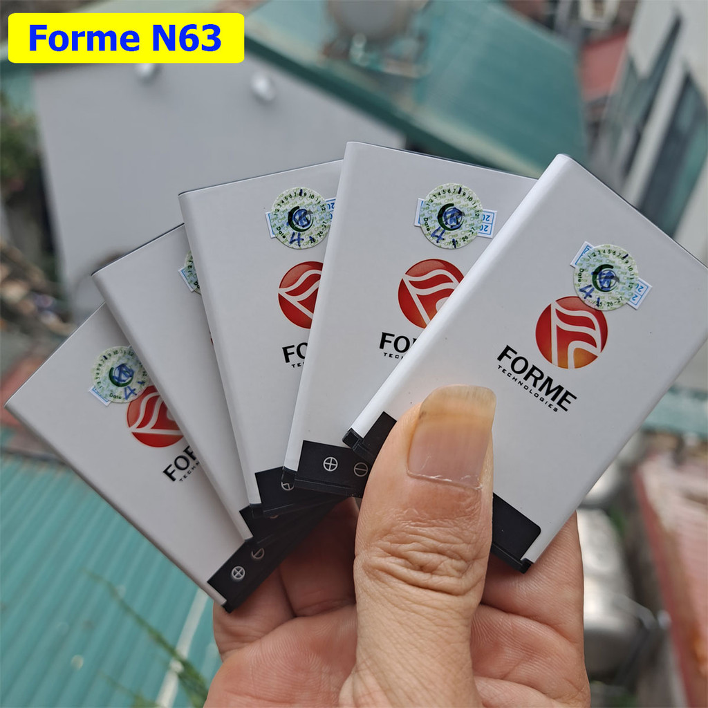 Pin hãng Forme N63 - 1800 mAh – Thiết kế tiêu chuẩn – Bảo hành 3 tháng ...