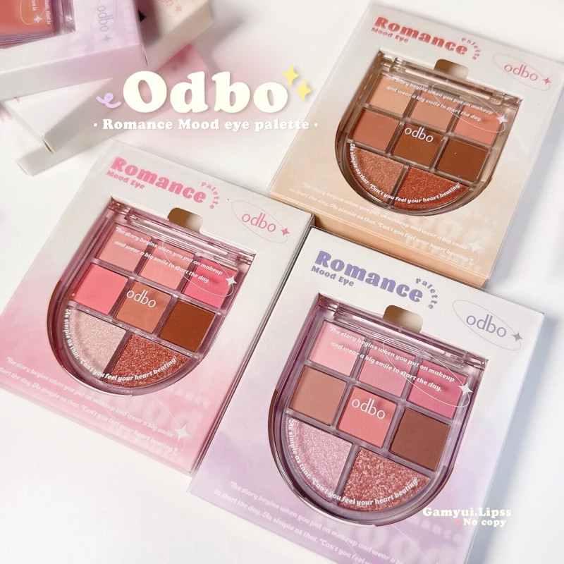[ODBO] Bảng phấn mắt 8 ô Odbo Romance Mood (OD2023) | Shopee Việt Nam