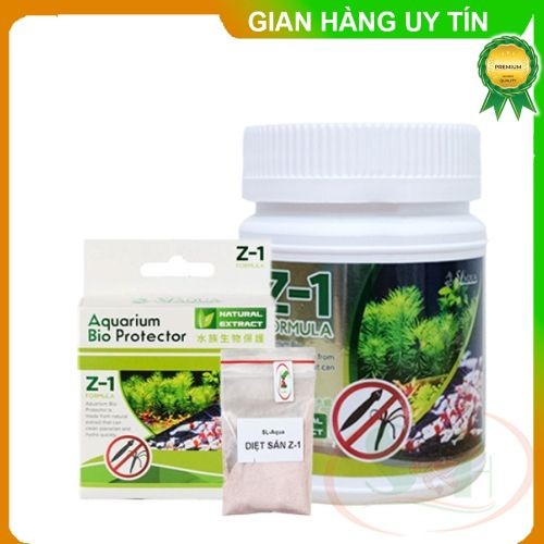 Diệt sán SL-Aqua Z-1 (Z1) Bio Protector loại bỏ thủy tức giun trắng ốc ...