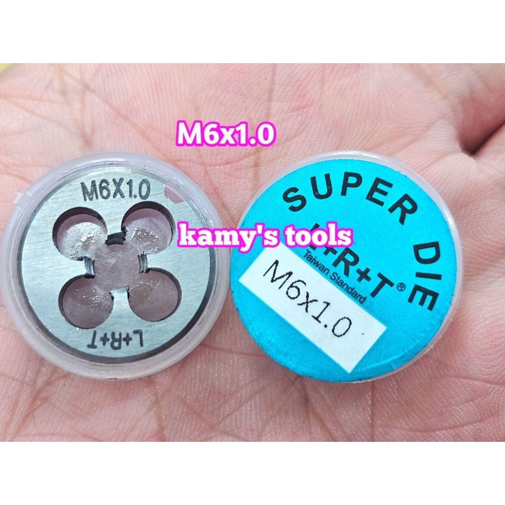 Bàn ren M6x1.0 (6x1.0) L+R+T (LRT) dụng cụ tạo ren ngoài bulong | Shopee Việt Nam