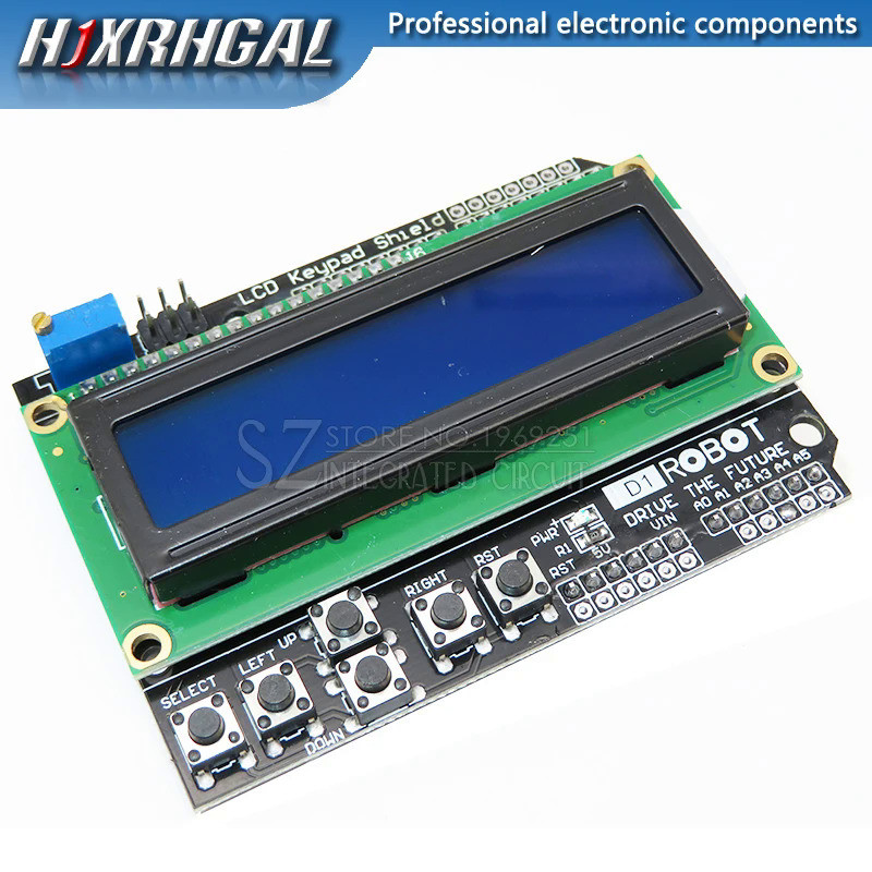 1 Chiếc Bàn Phím LCD Lá Chắn LCD1602 LCD 1602 Màn Hình Mô Đun Cho arduino ATMEGA328 ATMEGA2560 ...