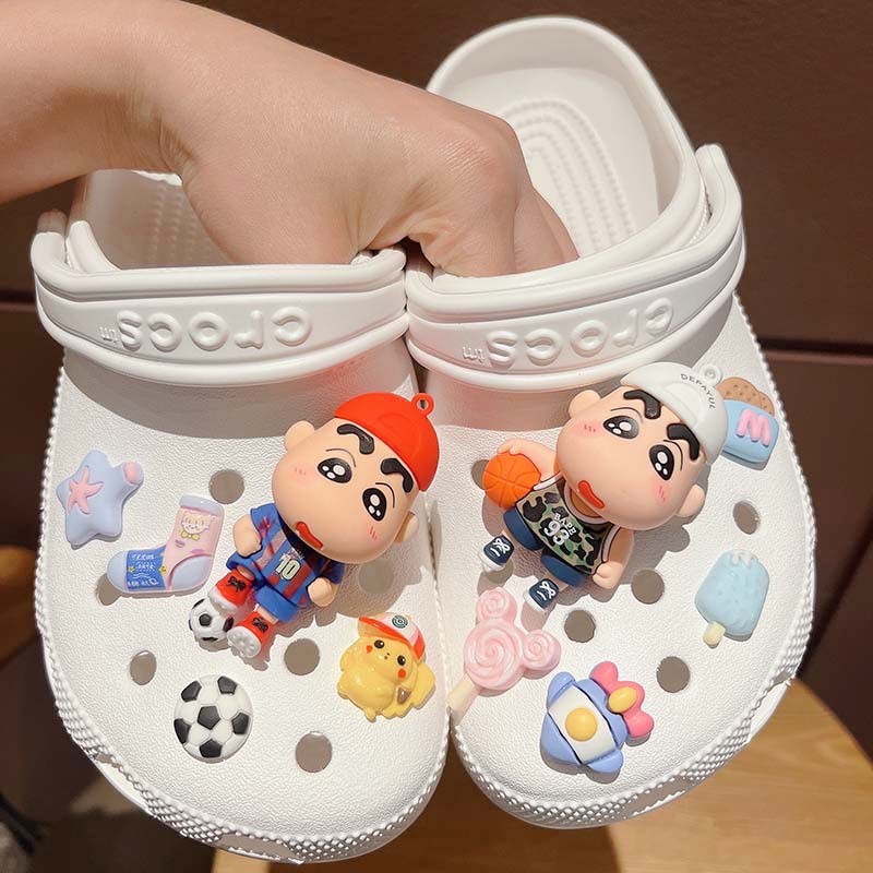 Hoạt Hình Crayon Shin Chan Jibbitz Bộ 3D Jibits Crocs Charm Anime Croc ...