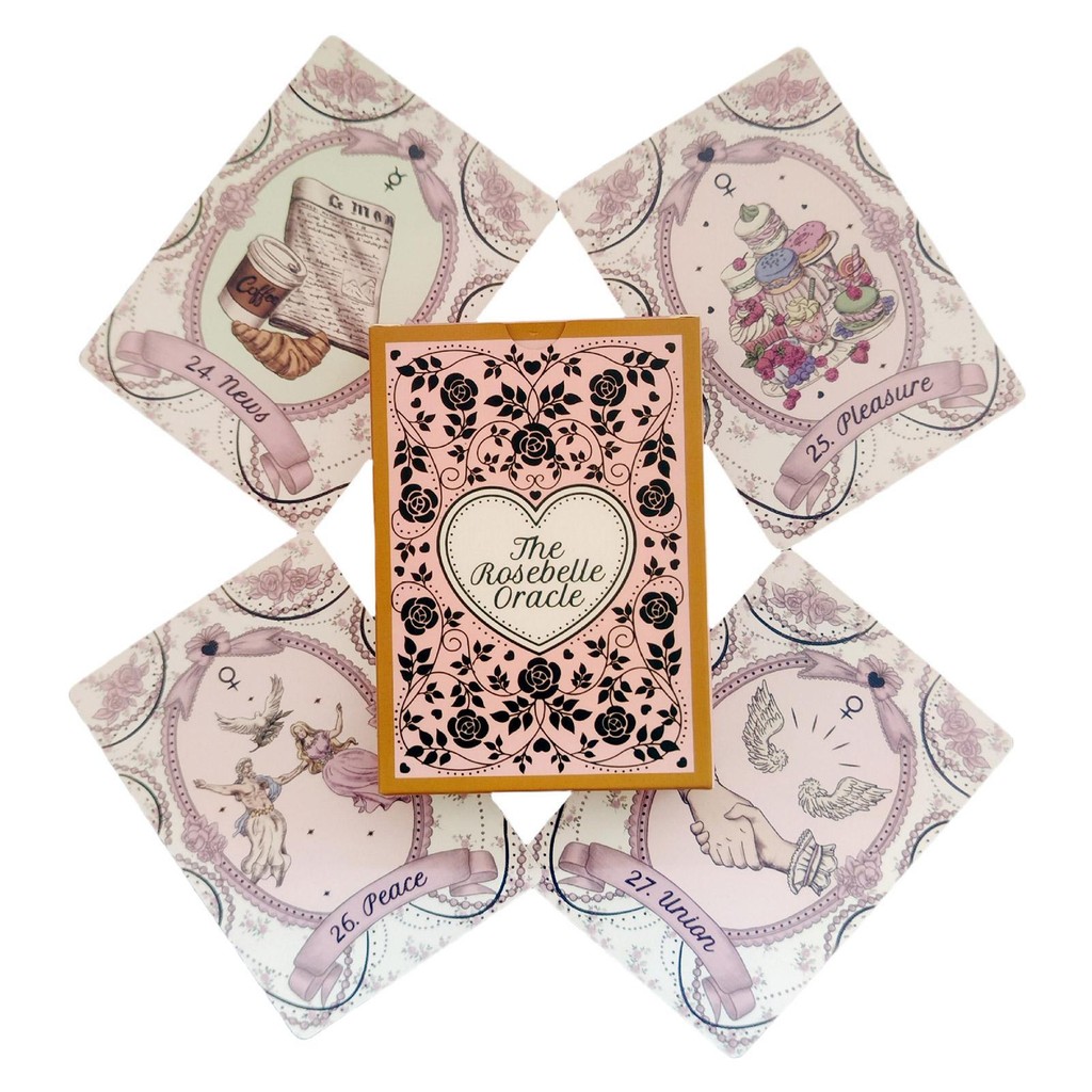 The Rosebelle Oracle Bói toán Tarot Cards Phiên bản tiếng Anh Tiêu chuẩn Tarot imaevn | Shopee ...