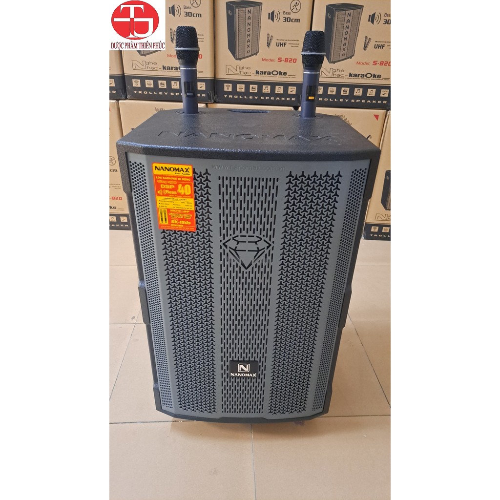 [HCM] Loa Kéo Nanomax SK-15D5 Bass 40cm 650w Karaoke Bluetooth - Hàng Chính Hãng - Echo sai gon ...