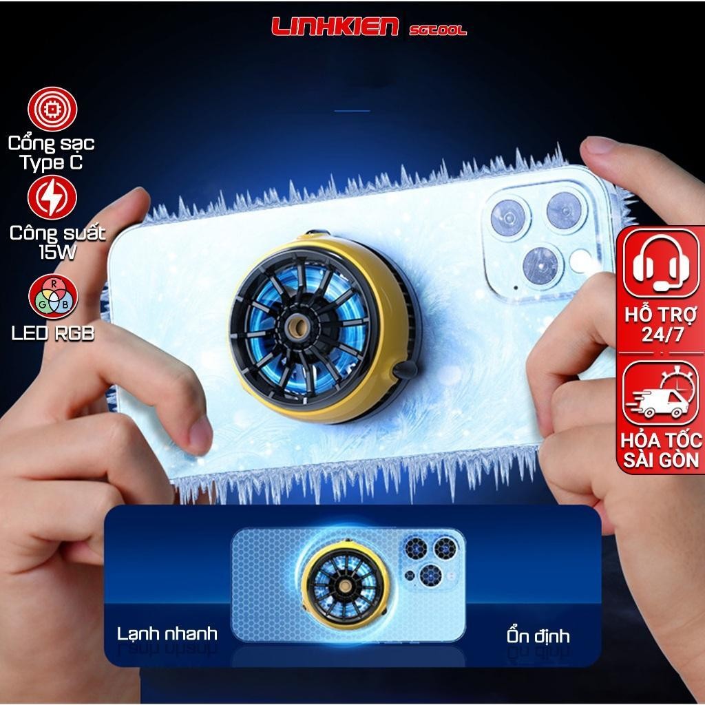 Quạt tản nhiệt sò lạnh CX04 chống ồn có LED gaming giảm nhiệt nhanh ...