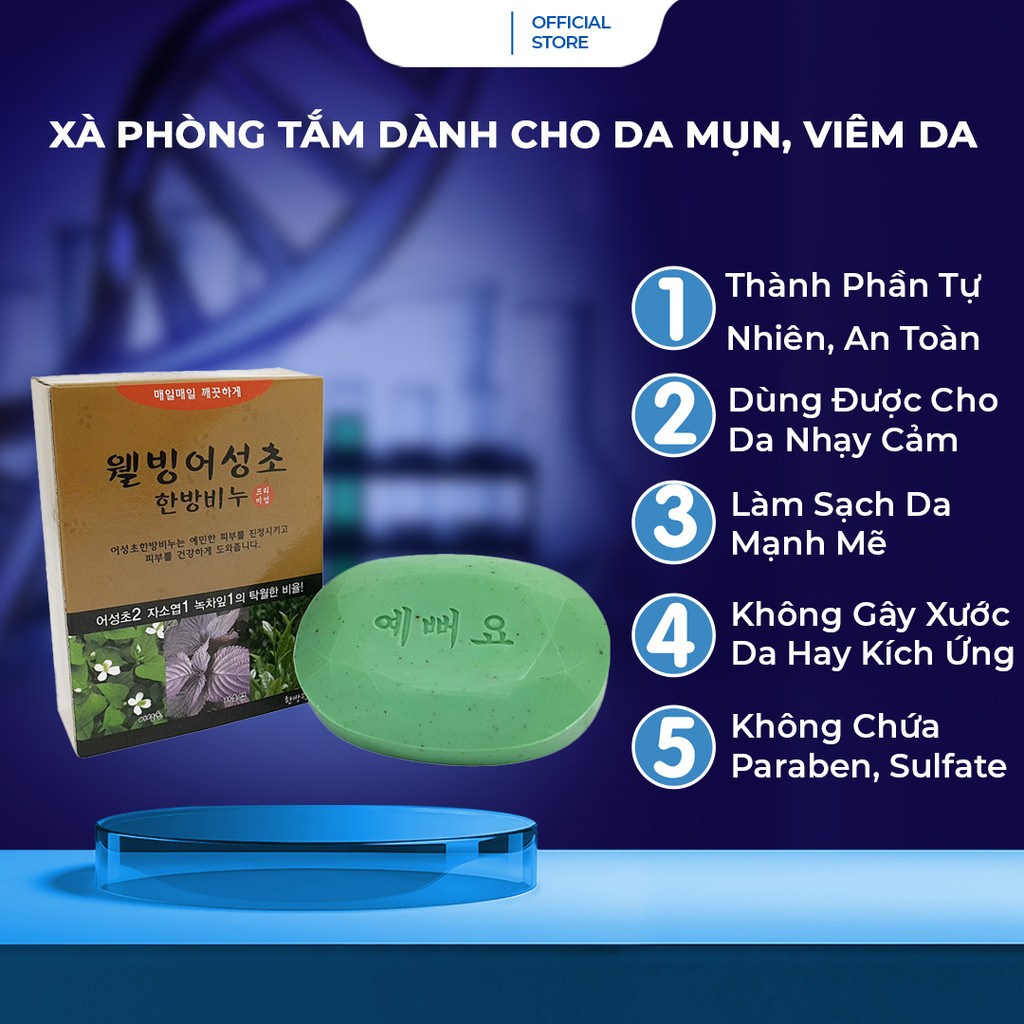 [Chính hãng] Xà Phòng Tắm Cho Da Mụn Và Viêm Da, Chiết Xuất Thiên Nhiên ...