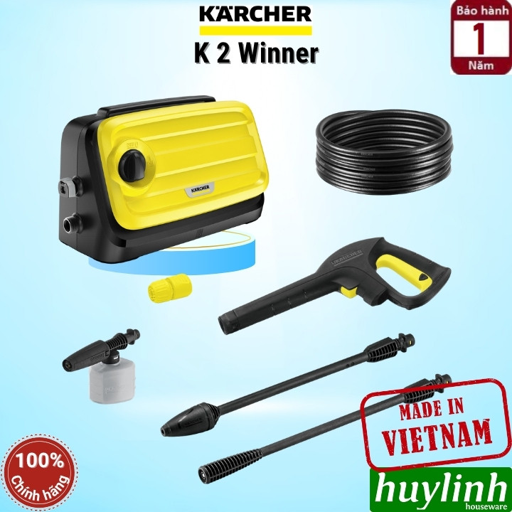 Máy xịt rửa xe cao áp Karcher K2 Winner - 1400W - Sản xuất tại Việt Nam ...