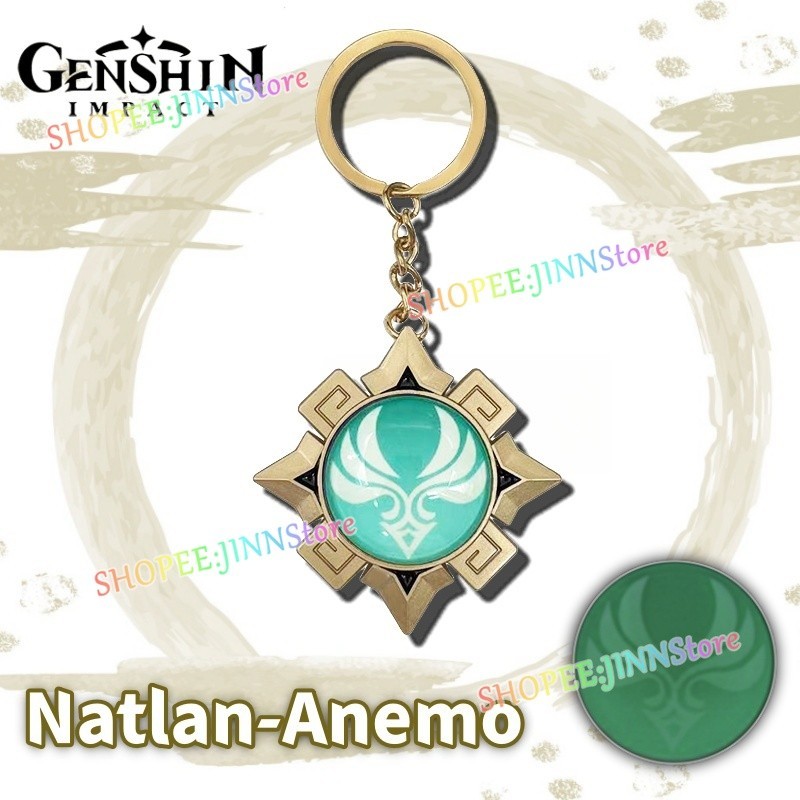 - Jinn - Còn Hàng Natlan VISION Móc Khóa GENSHIN IMPACT Natlan-Anemo Dạ ...