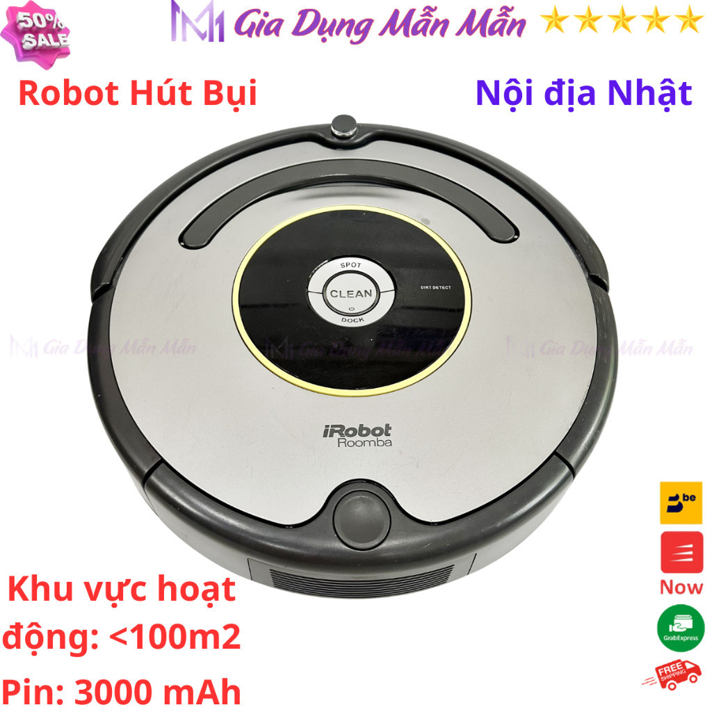 Robot Hút Bụi iRobot Roomba 620 seri 6, 780 seri 7, 870 seri 8 Full phụ ...