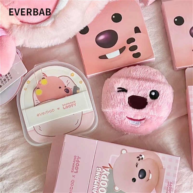 EVERBAB Bộ bông phấn phủ đồng thương hiệu Loopy sử dụng ướt và khô bông phấn rời bộ | Shopee ...