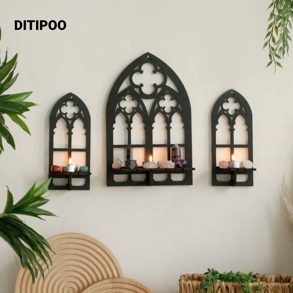 Ditipoo 3 Chiếc Trang Trí Tường, Gothic Vintage Trang Trí Tường, Hợp ...