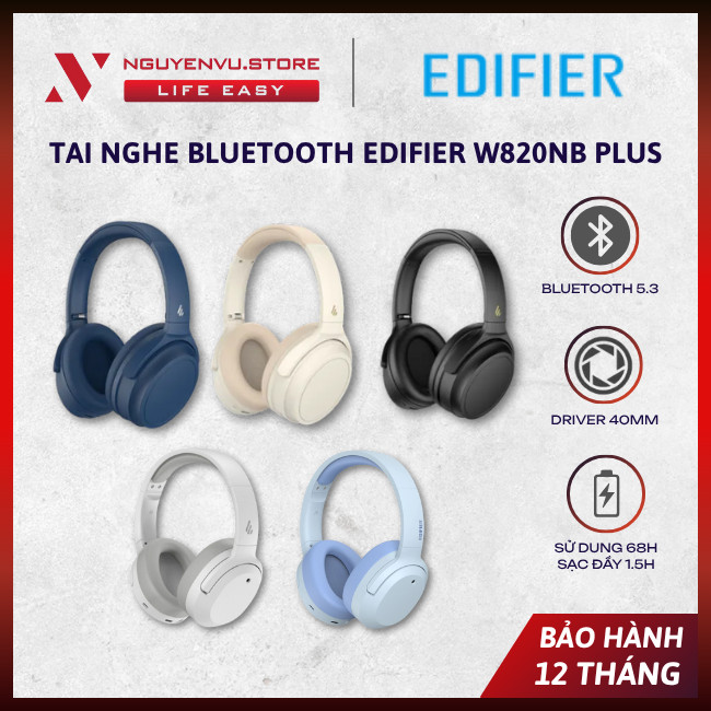 [CHÍNH HÃNG] Tai nghe Bluetooth Edifier W820NB / W820NB Plus ...