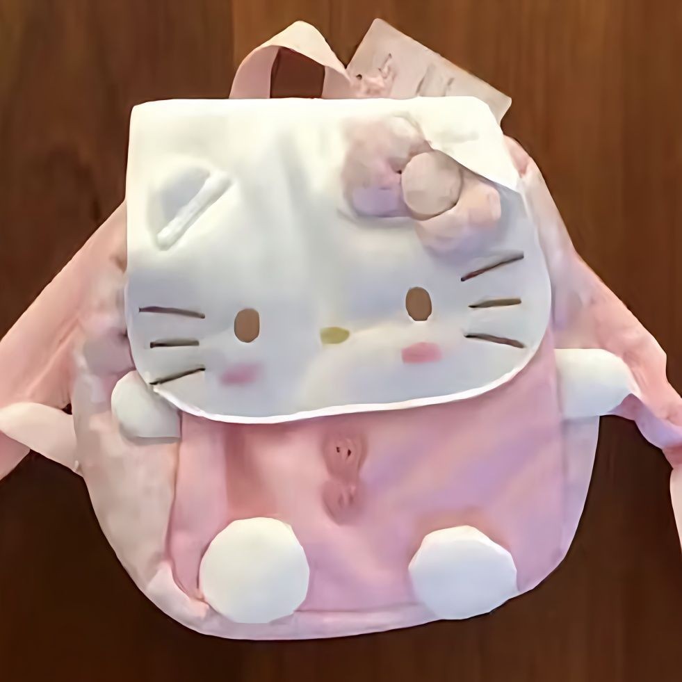 Schoolbag Thời Trung Cổ hello kitty Nghiền Hoa Dễ Thương Ngọt Ngào kt ...