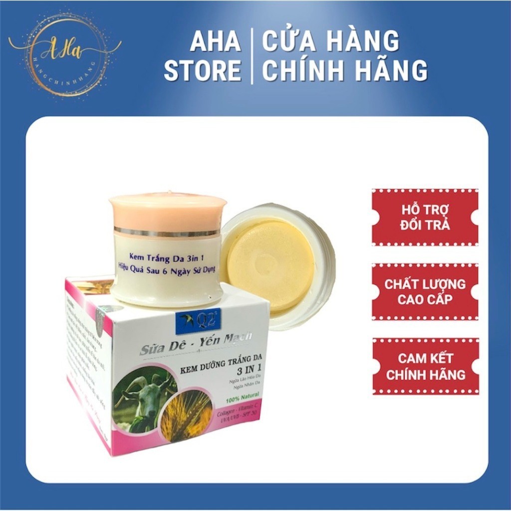 Q2 kem dưỡng trắng da ( 3in1 ) 9g - CH221 | Shopee Việt Nam