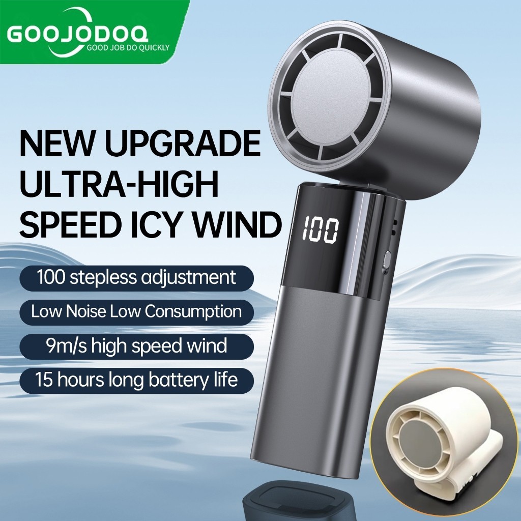 GOOJODOQ Quạt Mini tốc độ cao GOOJODEQ 4000mAh Quạt di động 100 Gear ...