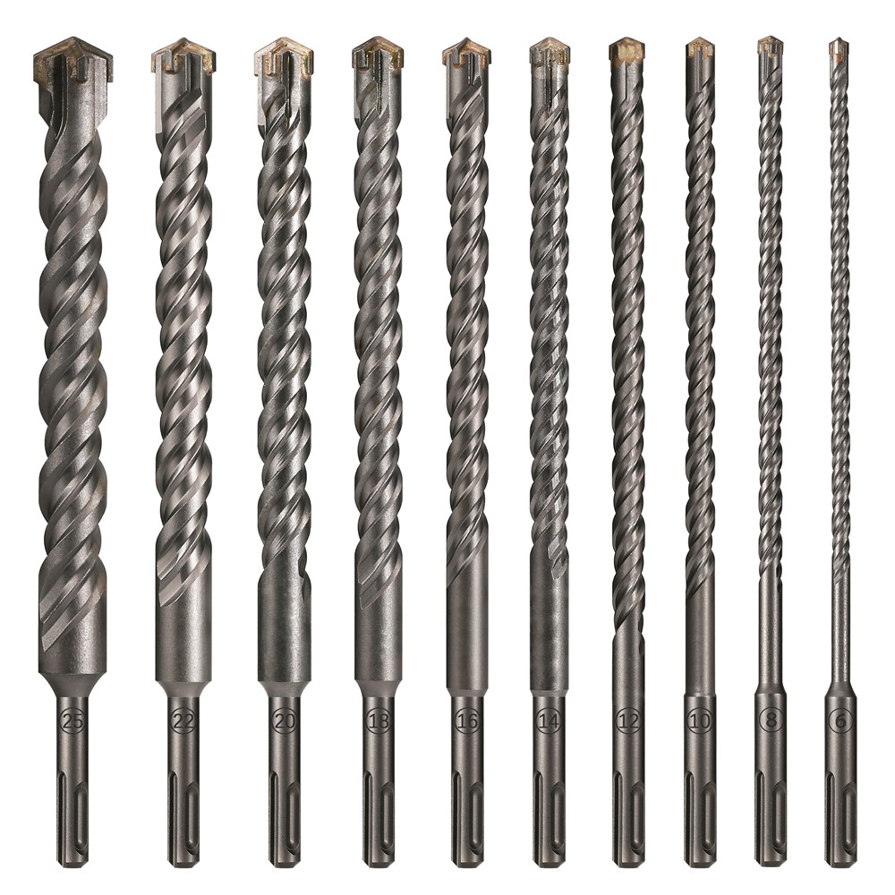 1 Máy Tính Bê Tông SDS Plus 6-25 Mm Bit Cross Cutter Đầu Đôi Máy Khoan ...
