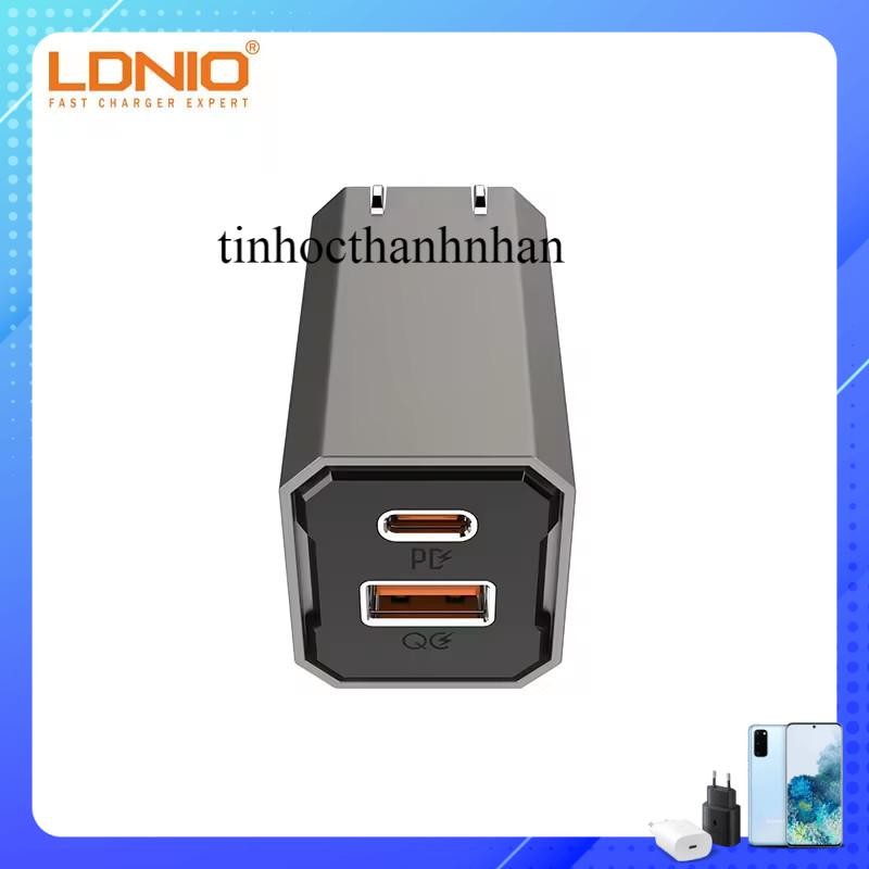 Bộ Cóc Cáp sạc nhanh LDNIO A2527C cổng USB Type C 30W dùng cho điện thoại máy tính máy tính bảng ...