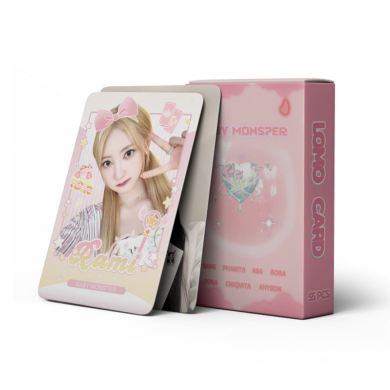 50-124 chiếc Thẻ Lomo ba chiều BABYMONSTER Like That BABYMONS7ER SHEESH Photocards MONSTIEZ ...