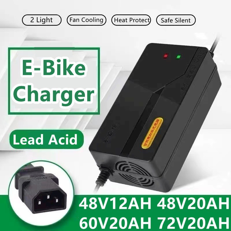 48v 12AH 48V 20AH 60V 20AH 72V 20AH có quạt Bộ sạc xe đạp điện Bộ sạc pin Ebike Bộ sạc xe đạp ...