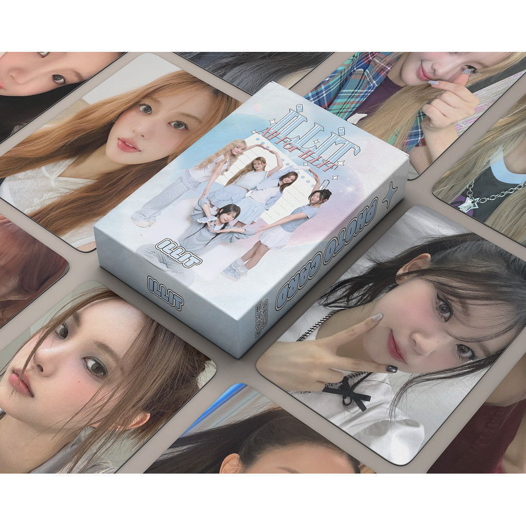 50-55pcs/box ILLIT Holographic Laser Lomo Cards SUPER REAL ME Album ...