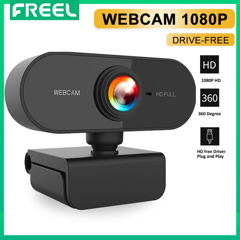 Freel Webcam 1080P Web Camera Web USB Camera Full HD 1080P Cam Webcam ...