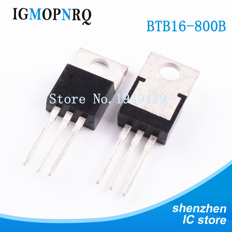 10 Chiếc BTB16-800B BTB16-800 BTB016 Triacs 16 Amp 800 Volt TO-220 Mới ...