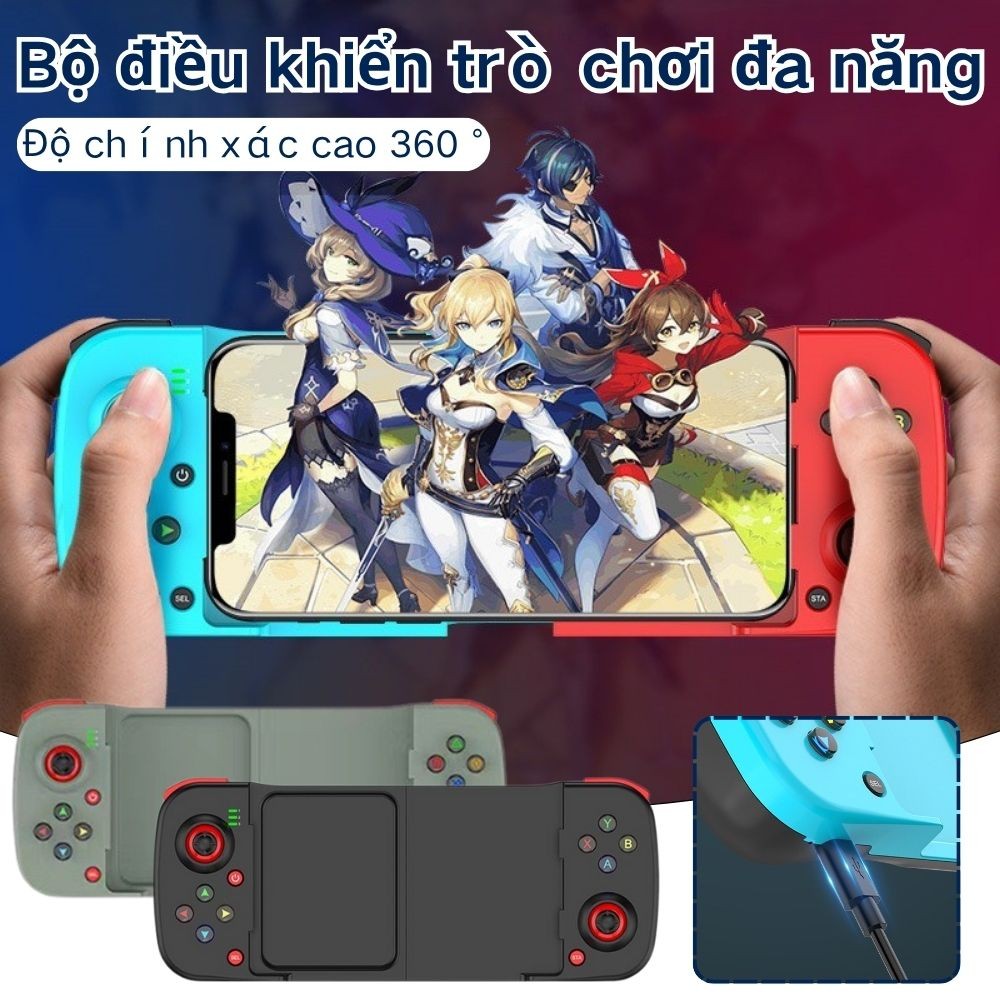 Gamepad Tay Game Không Dây Bluetooth D3 Đa Nền Tảng Cho Switch/Android ...