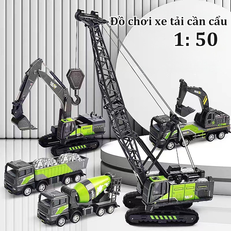 Đồ chơi xe tải cần cẩu, Mô phỏng mô hình xe kỹ thuật giáo dục, bằng hợp ...