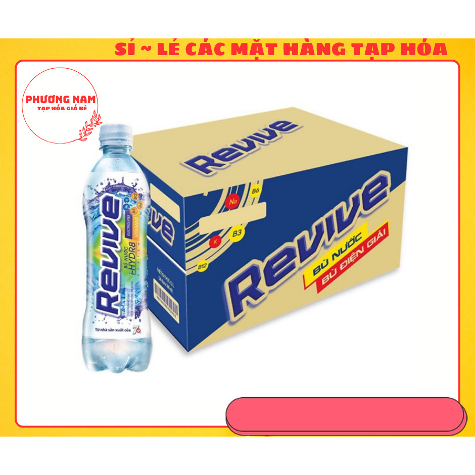 THÙNG 24 CHAI NƯỚC UỐNG BÙ KHOÁNG REVIVE 500ML | Shopee Việt Nam