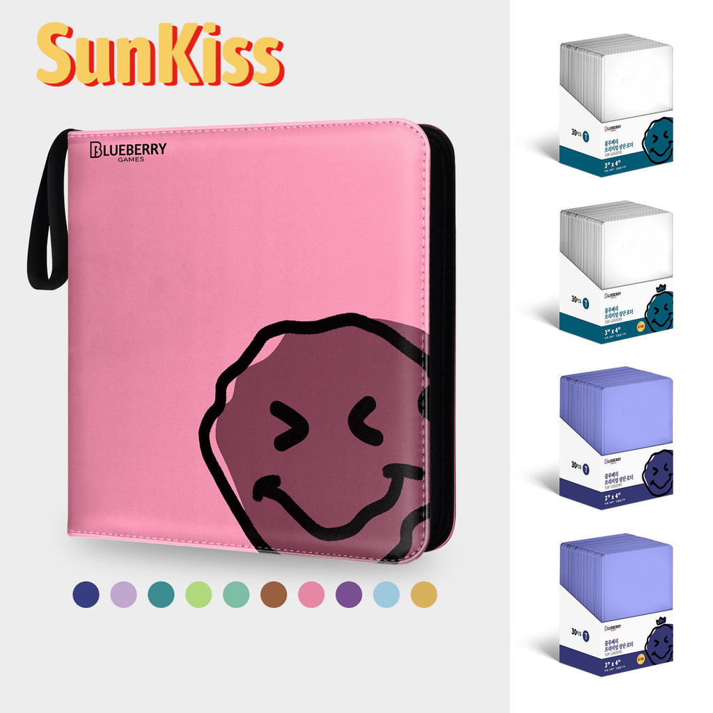 Blueberry Toploader Binder Đựng Card Bộ Viền màu sắc sổ đựng card abum ...