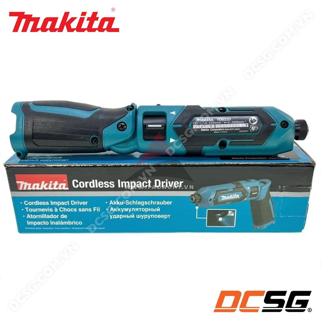 Máy vặn vít gập dùng pin 7.2V Makita TD022DZ (không pin sạc) | DCSG | Shopee Việt Nam