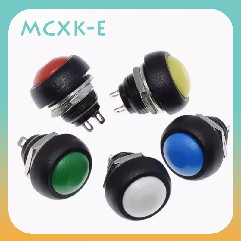 Mcxk-e 1 / 5 Cái 2Pin Công tắc Mini 12mm 1A Công tắc chống nước Pbs33b ... Mcxk-e 1 / 5 Cái 2Pin Công tắc Mini 12mm 1A Công tắc chống nước Pbs33b ...