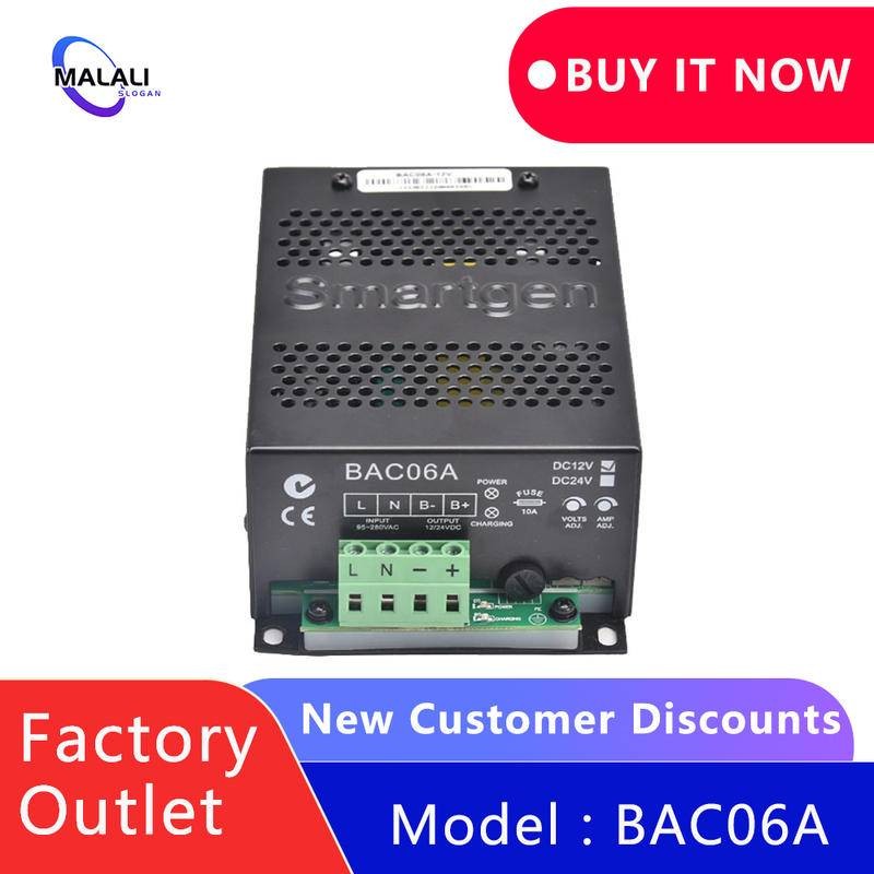 Smartgen BAC06A 12V 24V Bộ sạc pin tự động thông minh 6A 3A Công tắc ...