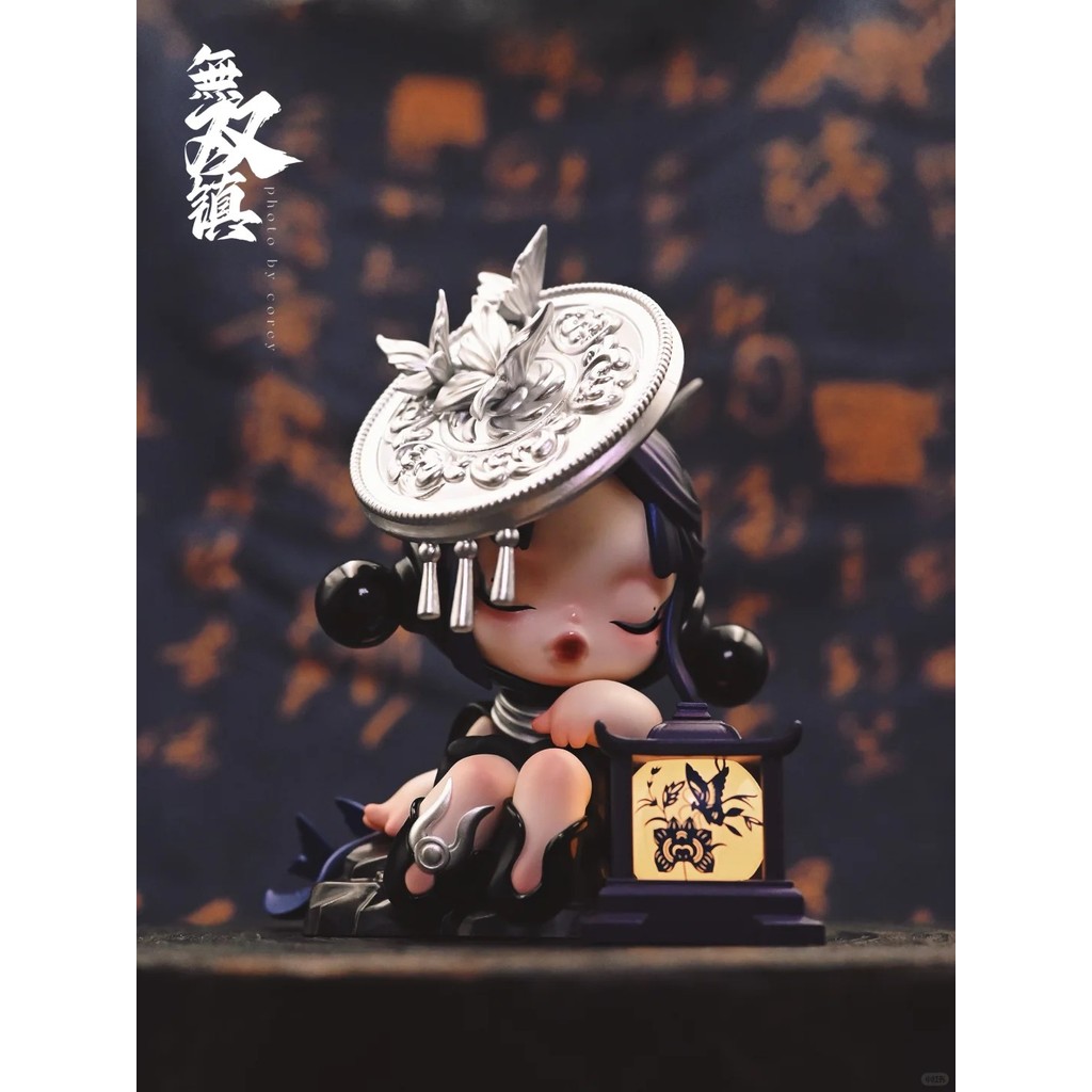 Labu SKULLPANDA MOLLY Bubble Mart Wushuang Town Popmart 14th ...