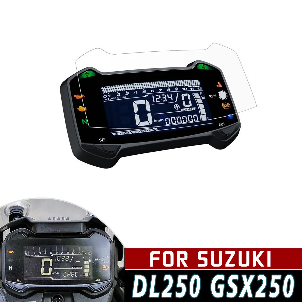 Vstrom250 Xe Máy Dụng Cụ Bảng Điều Khiển Đồng Hồ Tốc Độ Bảo Vệ Màn Hình Cho Suzuki DL250 V-Strom ...