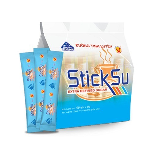 [Chính hãng] Đường que Stick Su Biên Hòa 300g (50 gói x 6g) | Shopee ...