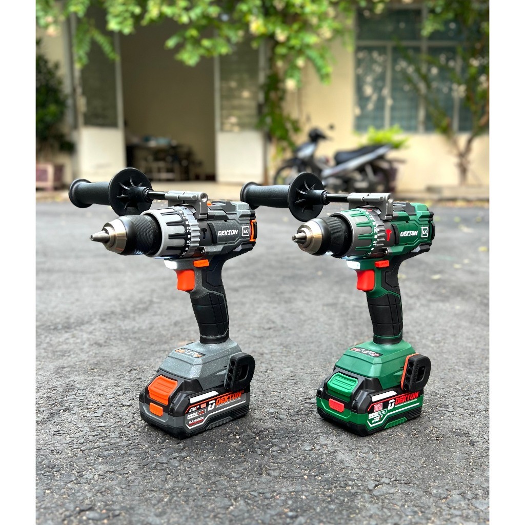Máy Khoan Pin 3 Chức Năng Dekton 13mm/ M21-ID13120 PLUS (antikickback) Màu Xanh Và Màu Xám ...