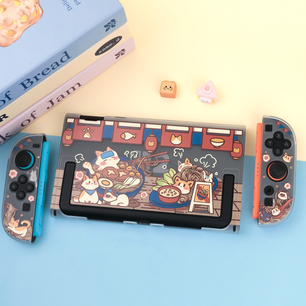 Ốp bảo vệ cứng mờ chủ đề mèo Ramen cho Nintendo Switch 2 (2025 ...