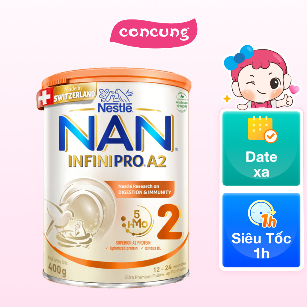 Sữa Nan A2 InfiniPro 400g số 2 (1-2 tuổi) | Shopee Việt Nam