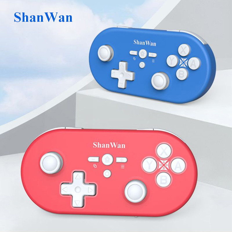 Shanwan Q37XSP Mini Tay Cầm Chơi Game Micro Không Dây Bộ Điều Khiển Trò Chơi Cho Switch PS4 PS5 ...