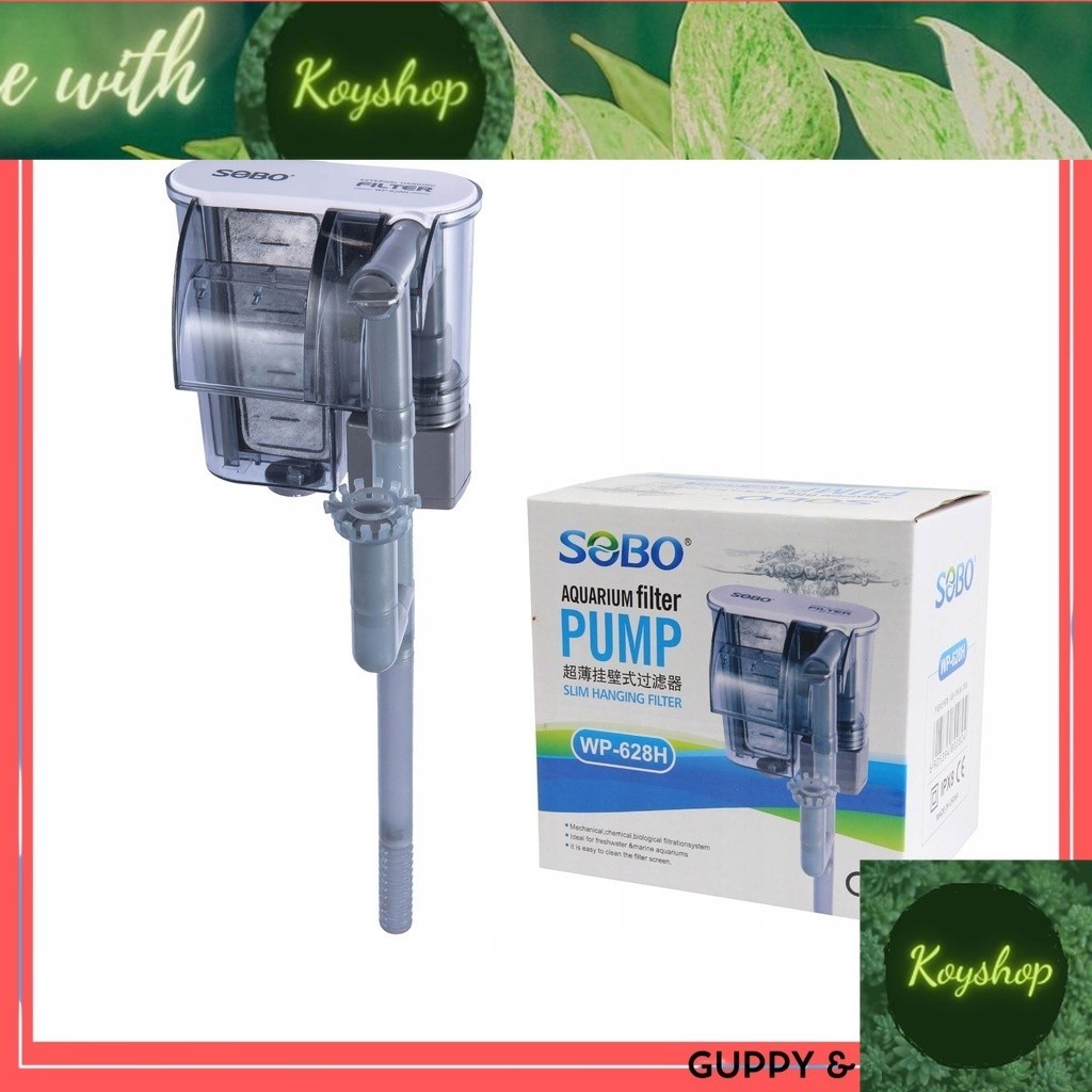 Lọc thác hồ Betta SOBO WP-628H, WP-618H, WP-518H, WP-206H, WP-607H treo thành bể (có kèm lọc ...
