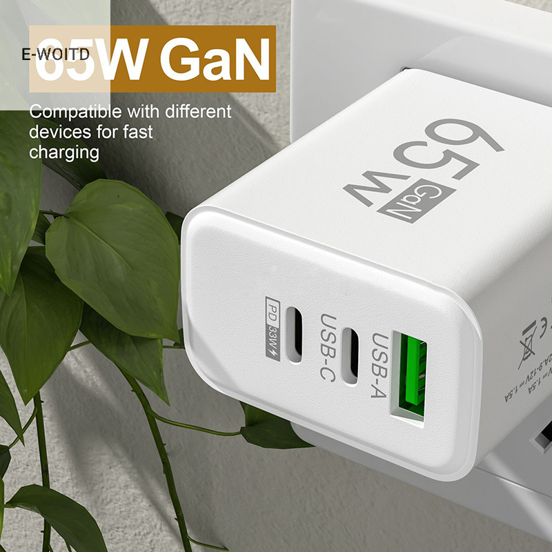 E-woitd 65W USB Type-C PD Sạc Nhanh Sạc Điện Thoại Cho Iphone Cho Samsung Xiaomi Huawei Đa Năng ...