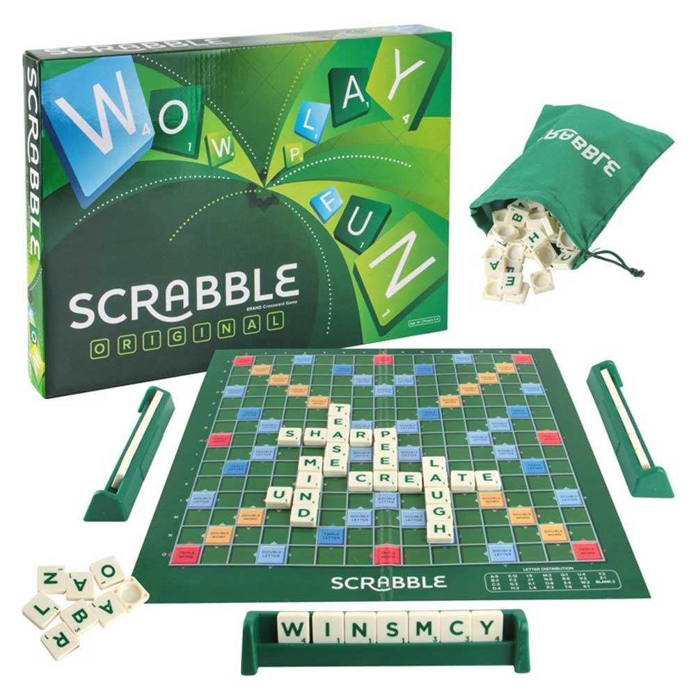 Scrabble Original Board Game 2-4 Players Ages 10+ Classic Word Forming ...