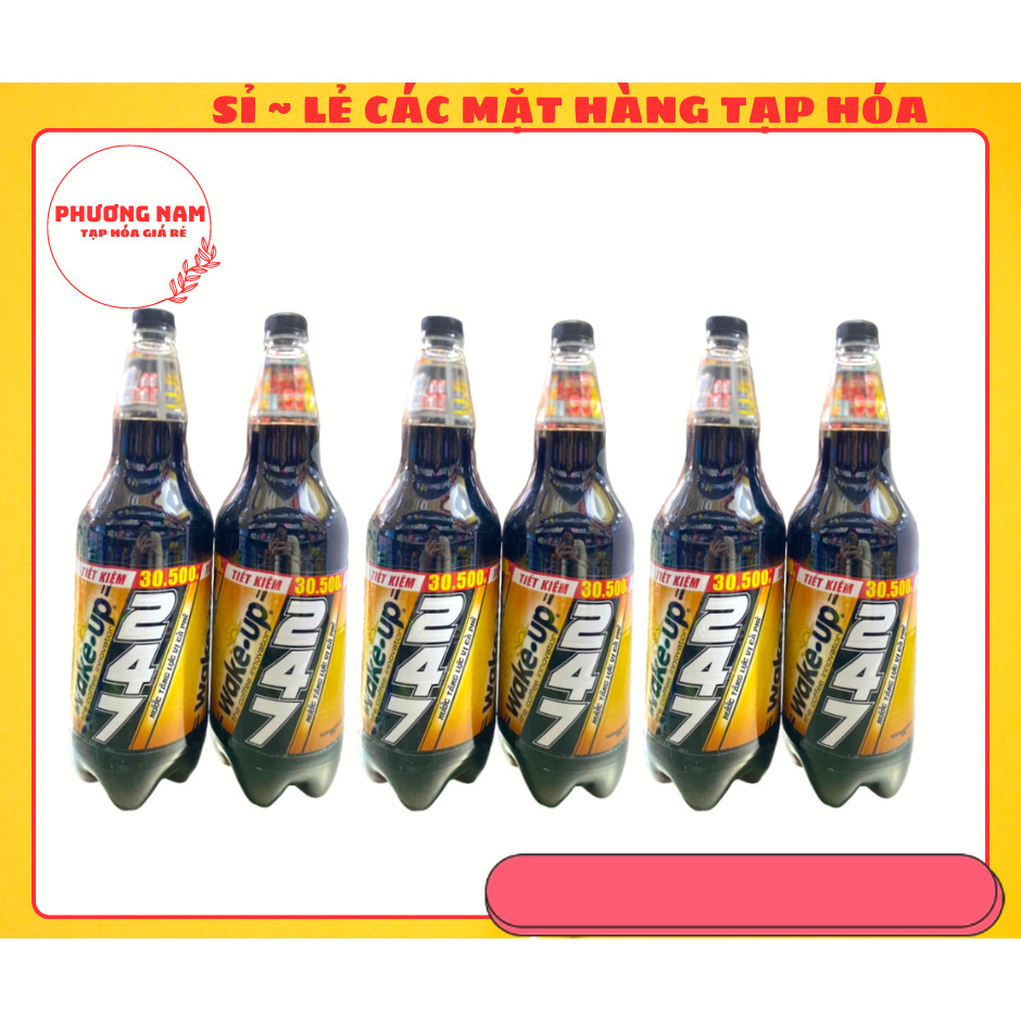 COMBO 12 CHAI WAKE UP 247 1,5L / COMBO 12 CHAI COMPACK VỊ CÀ PHÊ 1,5L ...