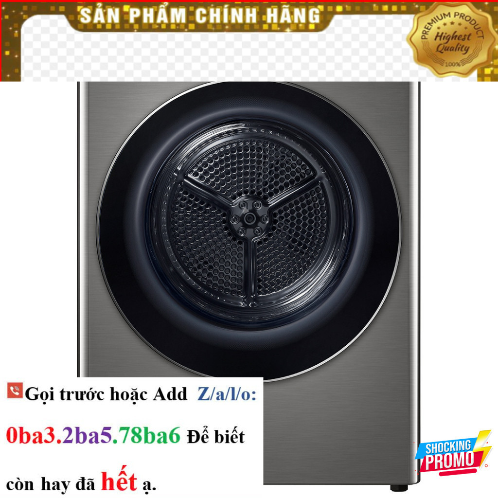 xả kho DVHP50P - Máy Sấy Bơm Nhiệt LG DUAL Inverter Heat Pump™ 10,5kg (xám) DVHP50P - Bảo Hành ...