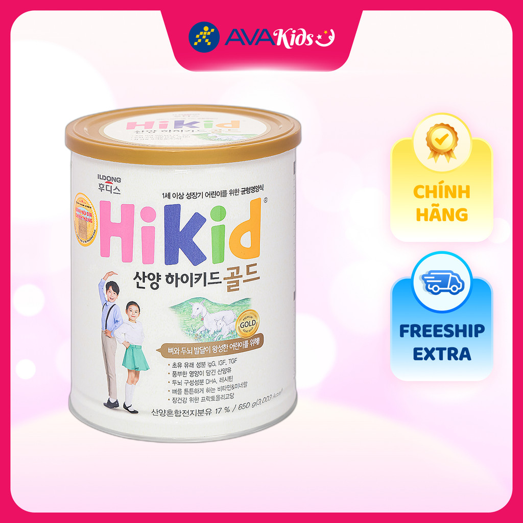 Sữa dê Hikid (sữa non) 650g (1 - 9 tuổi) | Shopee Việt Nam