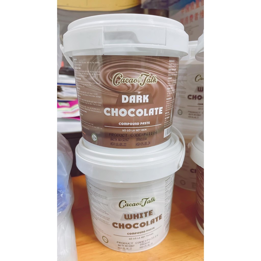 Sô Cô La Sệt Đen - Sô Cô La Sệt Trắng / Socola sệt đen - Socola sệt trắng Shinny, Cacaotalk Xô ...