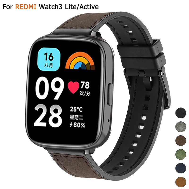 Dây đeo vòng da cho Redmi Watch 3 Lite Band cho Xiaomi Mi Smart Watch ...